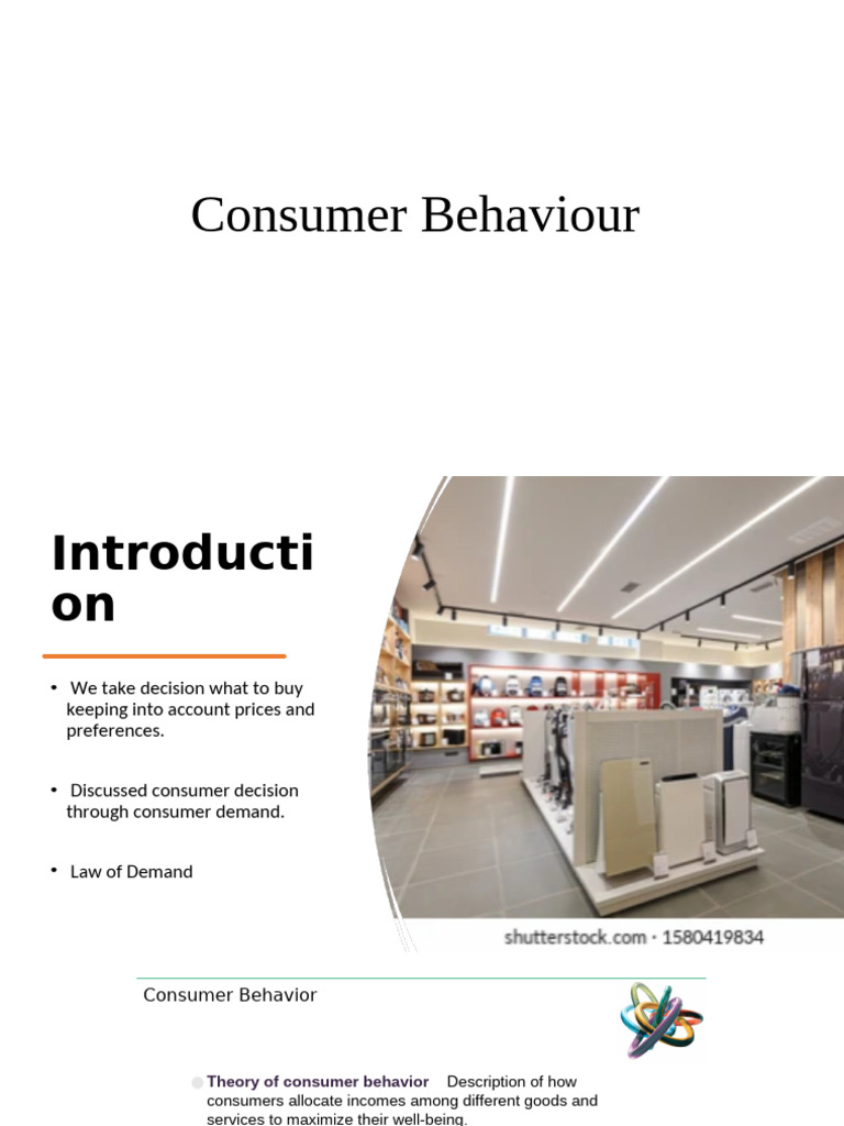 Consumer Behaviour | PDF | Utility | Microeconomics