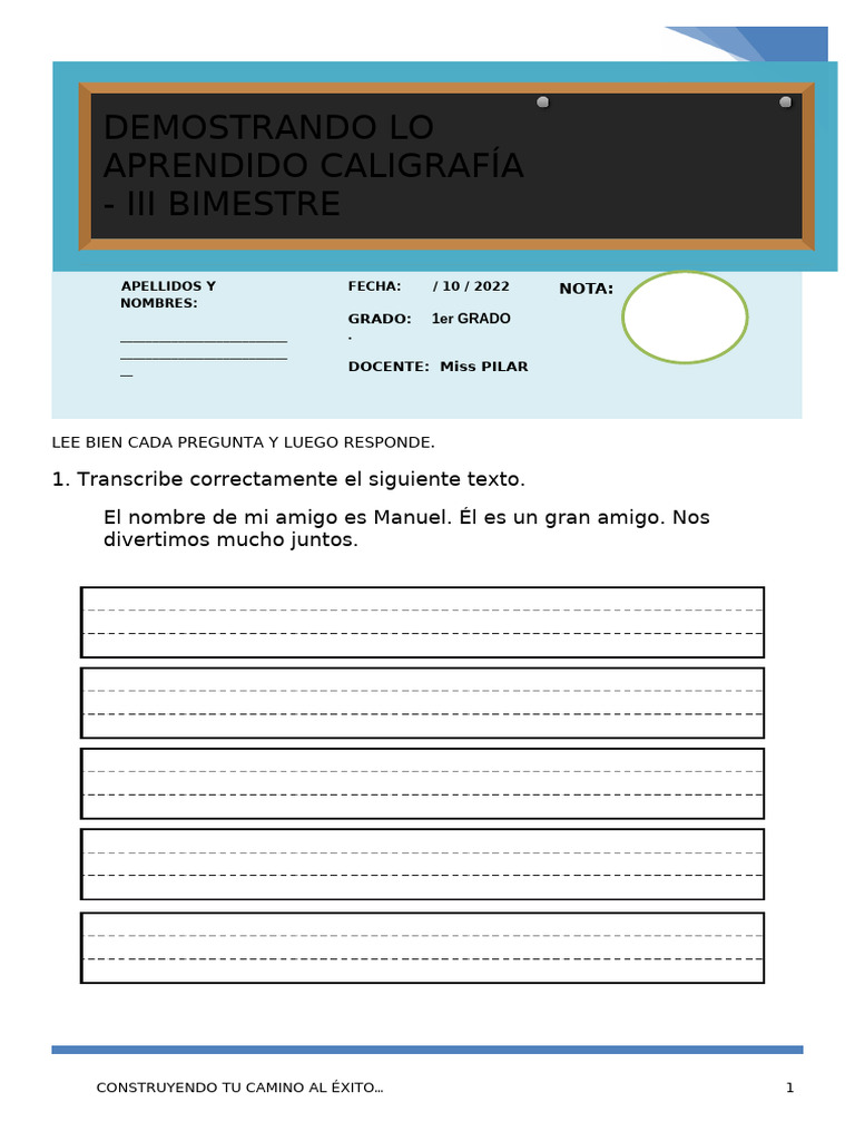 Escritura Escolar Formativa - 5309 | PDF