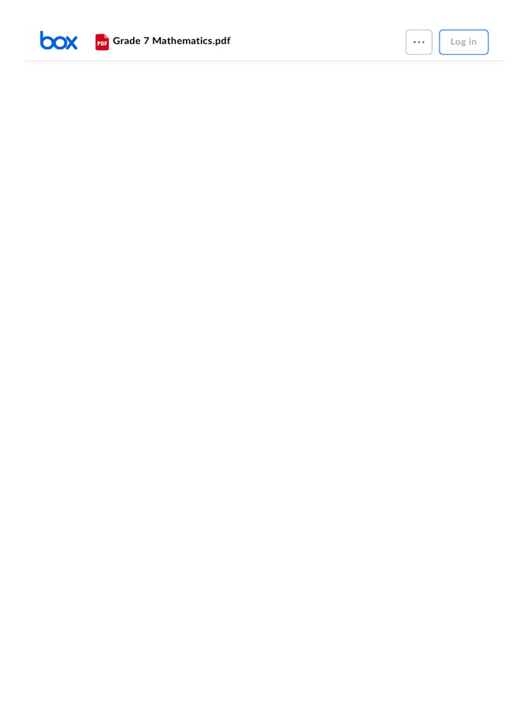 Grade 7 Mathematics - PDF - Powered by Box | PDF