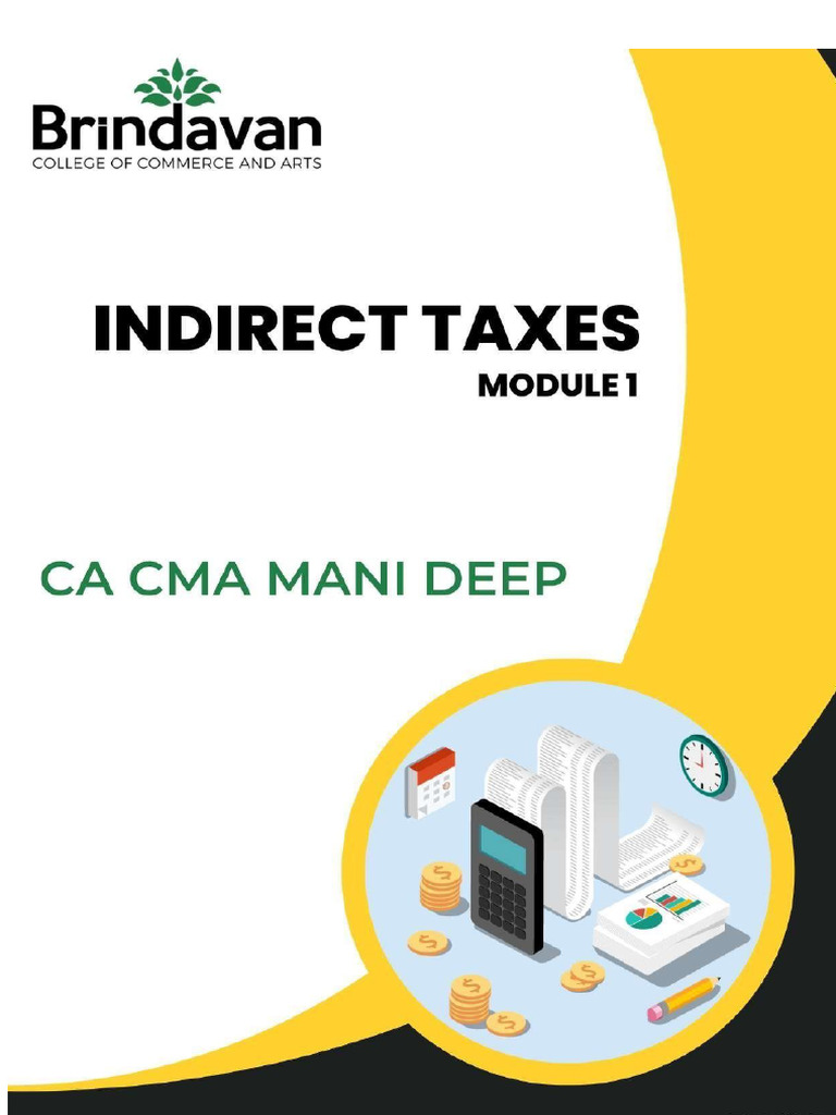 IDT CMA Final | PDF | Taxes | Value Added Tax