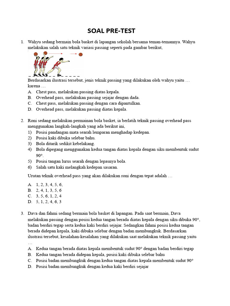 Soal Pre-Test | PDF