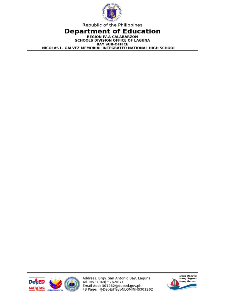 School Header and Footer | PDF