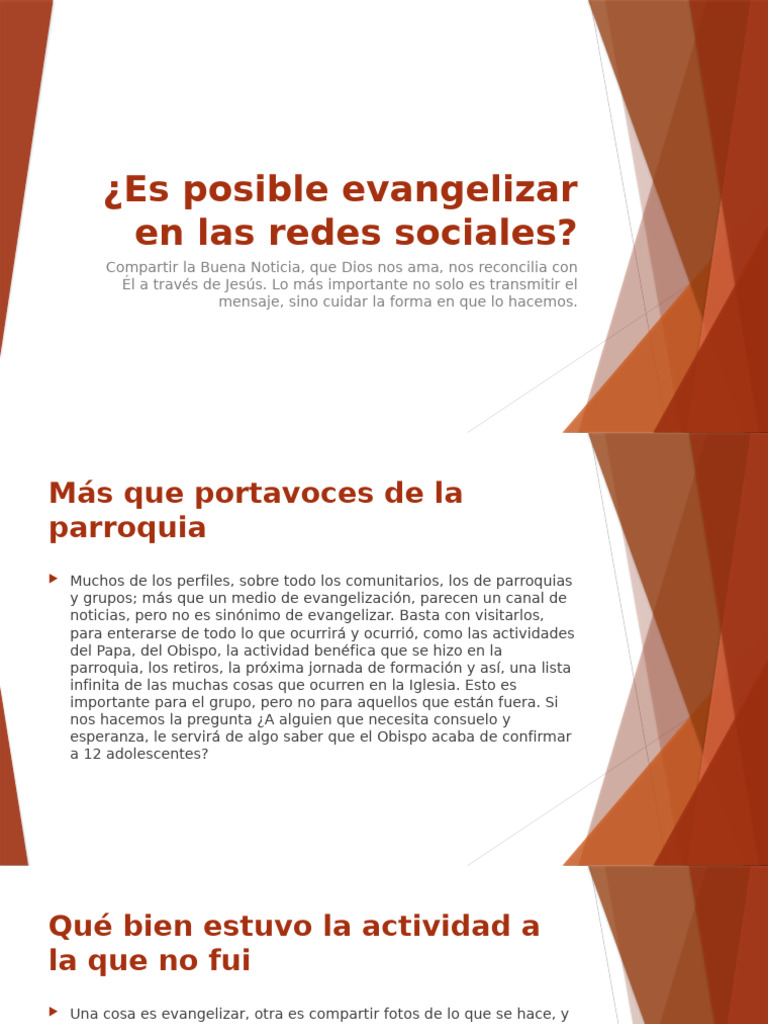 Es Posible Evangelizar en Las Redes Sociales | PDF | Evangelización ...