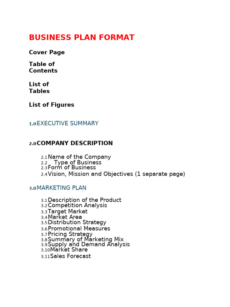 Comprehensive Business Plan Template | PDF | Computers