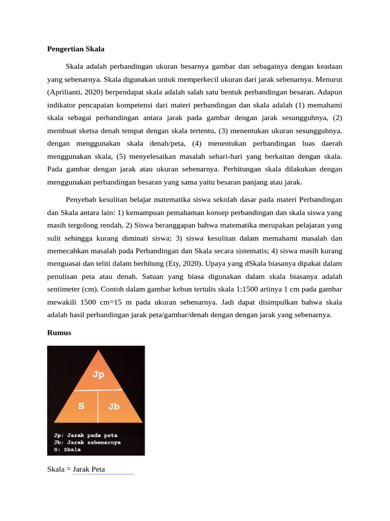 Pengertian Skala | PDF