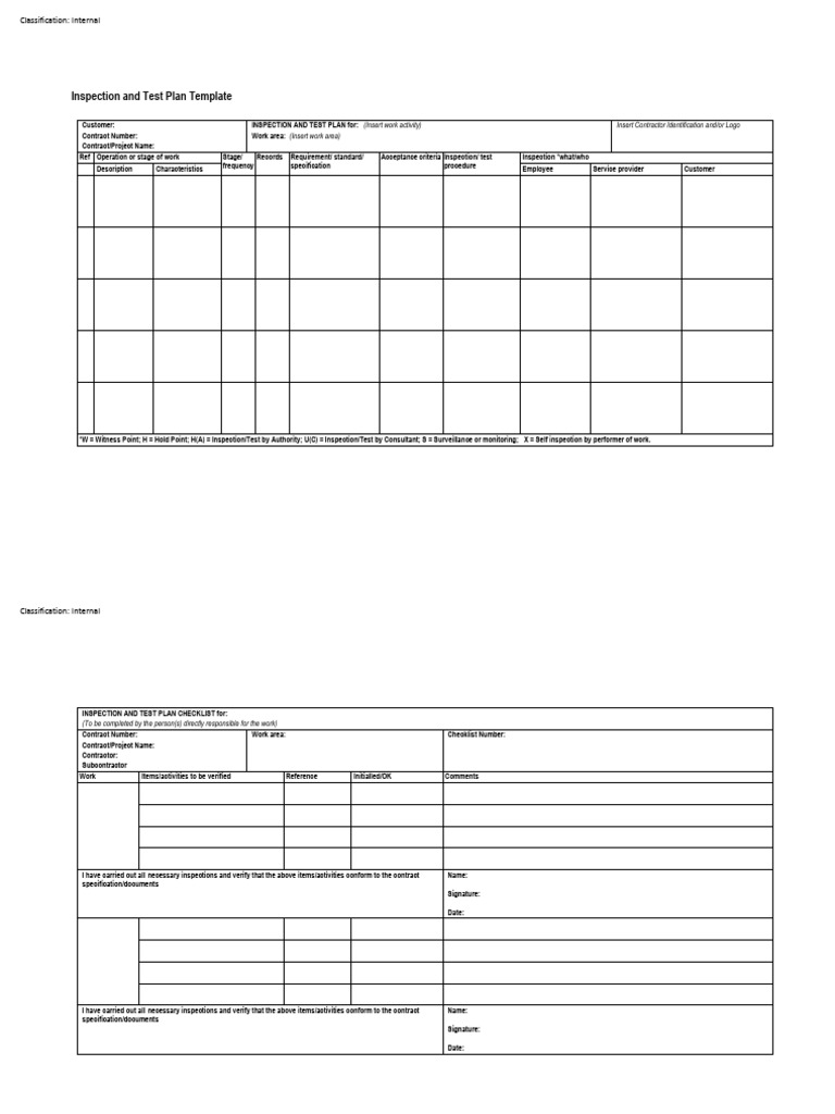 ITP Sample | PDF | Specification (Technical Standard)