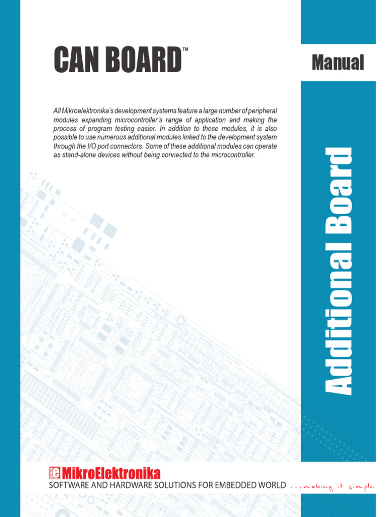 Can 1 Board Manual v102 | PDF | Computer Science | Computer Hardware