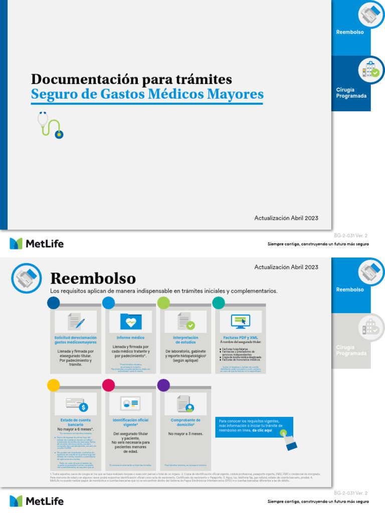 Check List - Metlife | PDF | Certificado de nacimiento