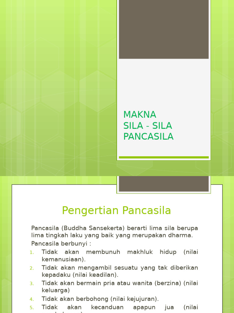 Makna Sila Sila Pancasila | PDF