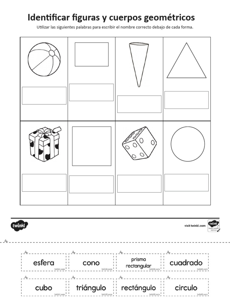 Identificar Figuras y Cuerpos Geométricos | PDF