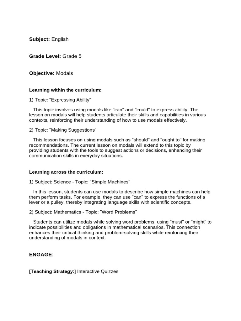 Lesson Plan | PDF | Learning | Communication