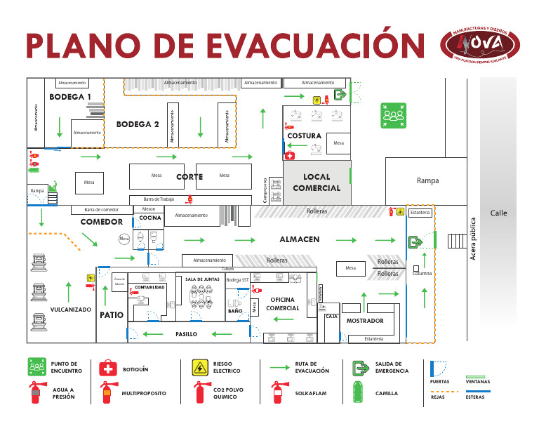 Mapa de Evacuacion. | PDF