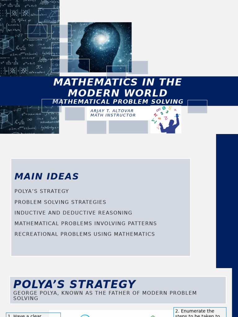 Modern Mathematics Problem Solving | PDF | Mathematics