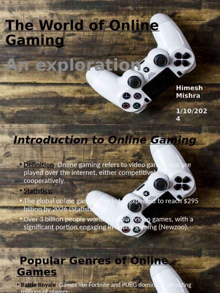 The World of Online Gaming | PDF