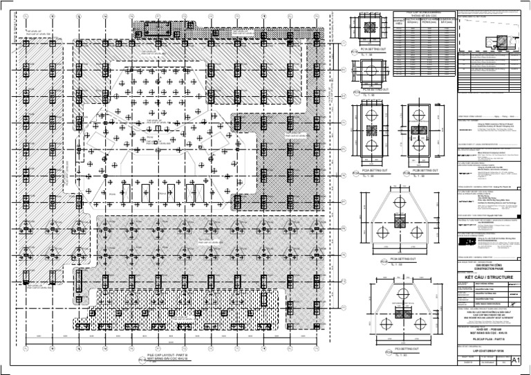 LKP-CD-ST-DWG-P-10106 - Pilecap Plan - Part B | PDF