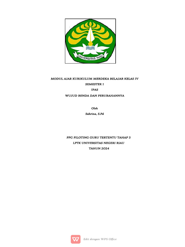 modul ajar ukin buk Sahrina | PDF