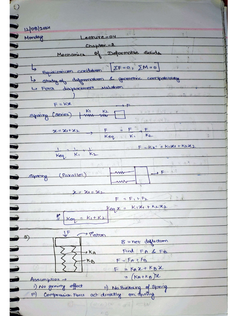 Mechanics of Solid Notes Lec 5-8 | PDF