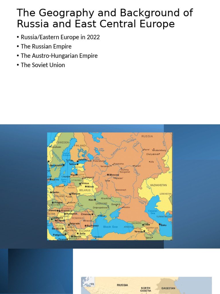 Week 1 The Geography and Background of Russia and East | PDF