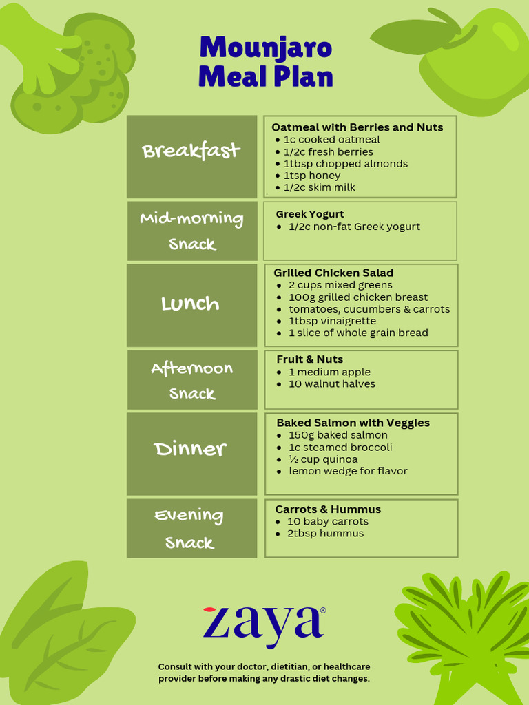 Mounjaro Meal Plan | PDF