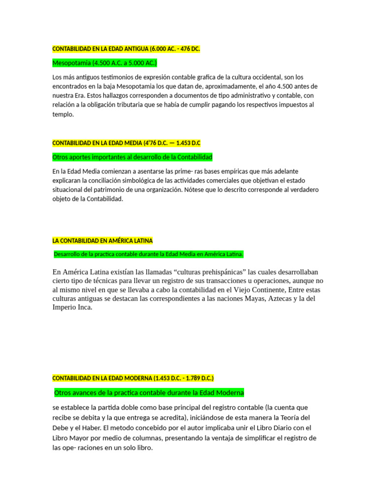 CONTABILIDAD EN LA EDAD ANTIGUA | PDF | Contabilidad | Edades medias CONTABILIDAD EN LA EDAD ANTIGUA | PDF | Contabilidad | Edades medias