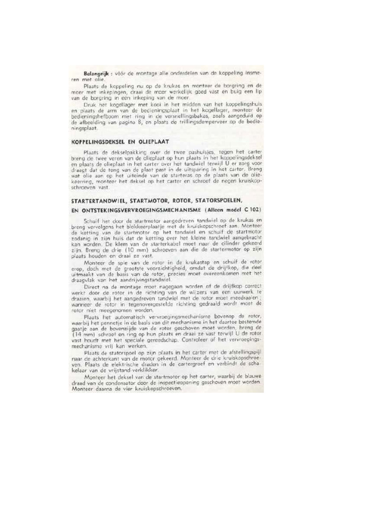 Honda c100 c102 c110 c114 Manualshop kb-19 | PDF