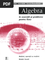 Matematică Manual Pentru Clasa A IX-A Algebră, Geometrie, Trigonometrie (Marius Burtea Georgeta ...