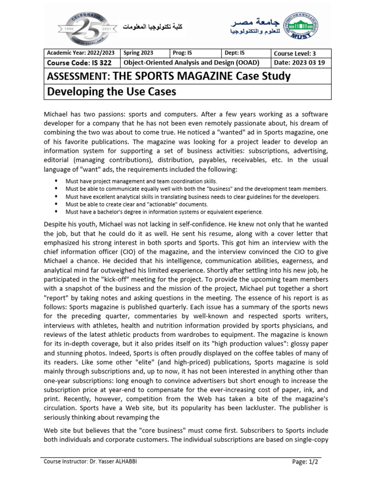 IS 322 LAB Case Study 2-b 2024 | PDF | Subscription Business Model | Credit Card