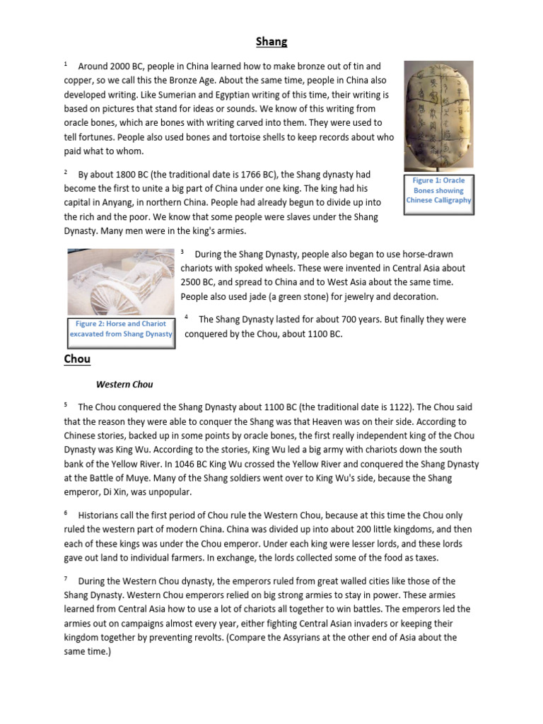 Ancient China Reading-1-1-1 | PDF | China | World Politics
