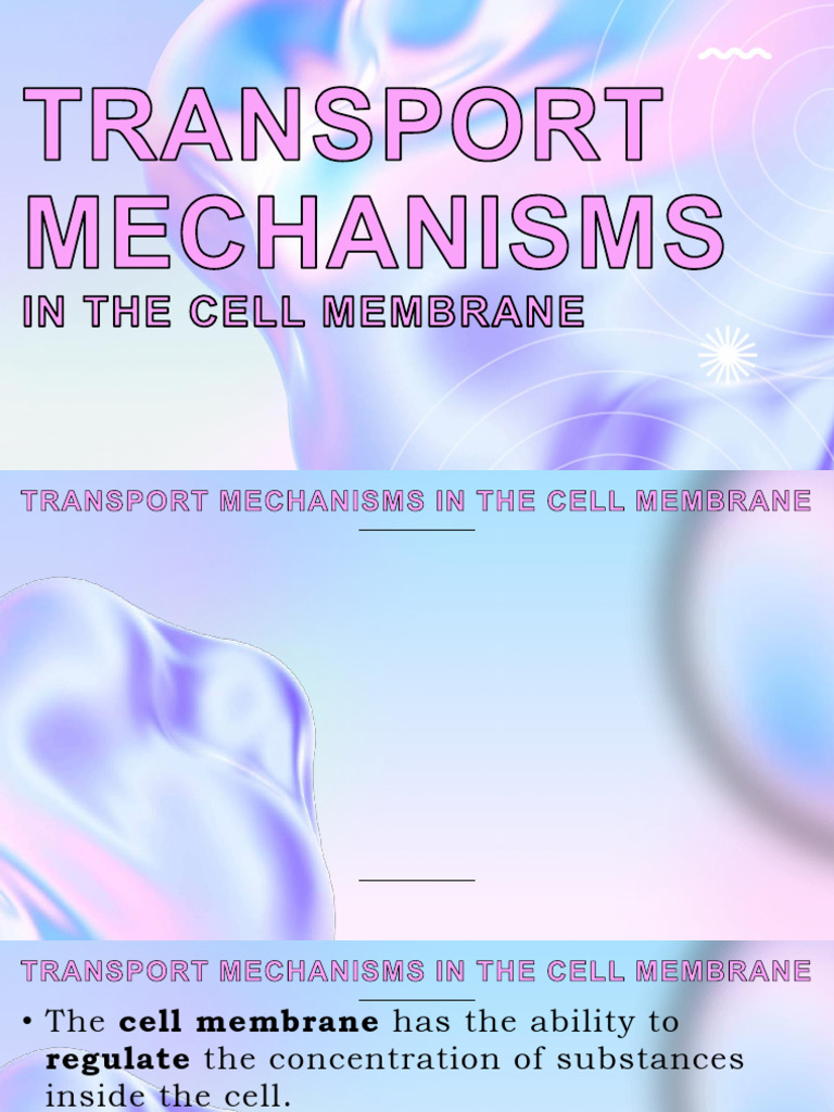 CELL TRANSPORT | PDF | Osmosis | Cell Membrane