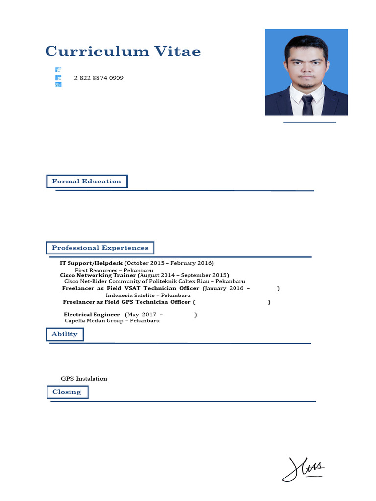 Herman Arianto CV Electrical Engineer | PDF | Computing | Computer Science