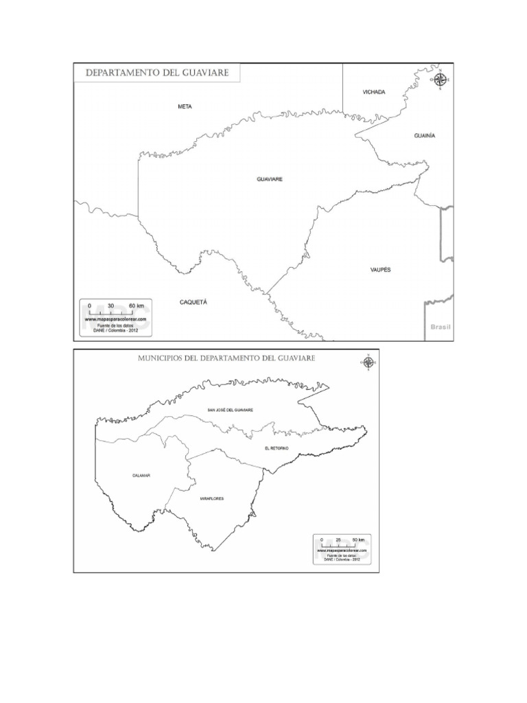 Mapa Guaviare | PDF