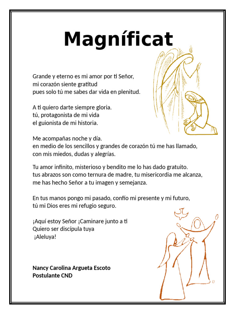 Magníficat Nancy Argueta | PDF | Cocina, comidas y vino