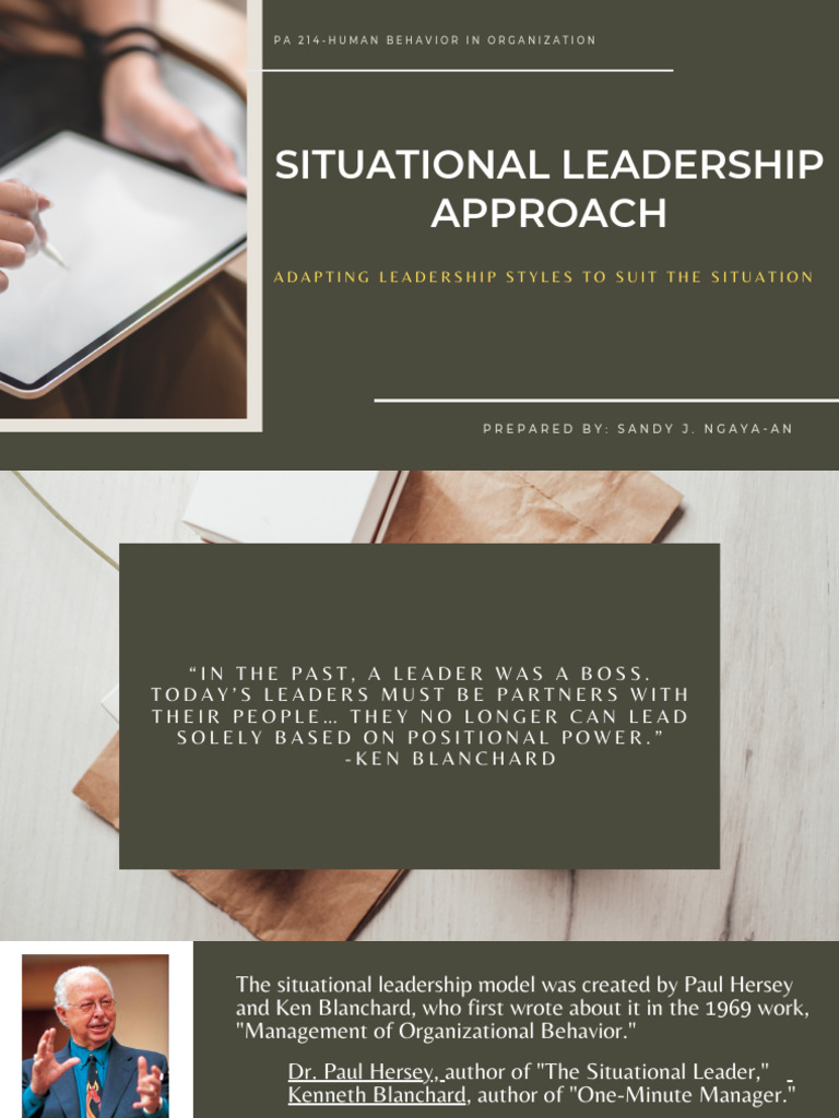 Situational Leadership Overview | PDF | Leadership | Control (Social ...