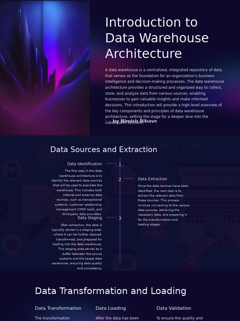 Nimish PPT Datawarehouse | PDF | Data Warehouse | Data