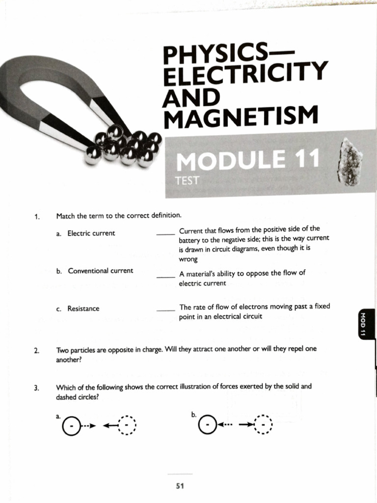 P Sci Test 11 | PDF