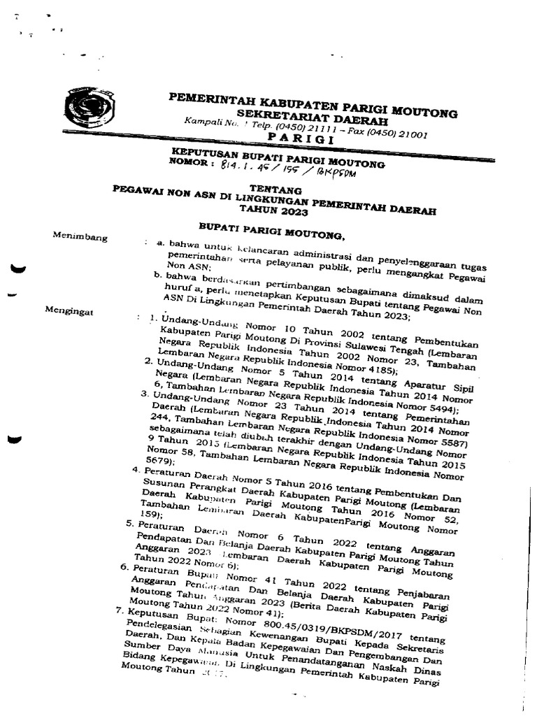 SK 2023 Legalisir Fixxx - Compressed | PDF