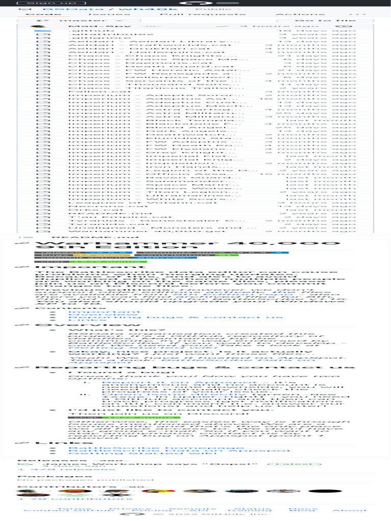 GitHub - BSDatawh40k Warhammer 40,000 2 | PDF | Computing | Software