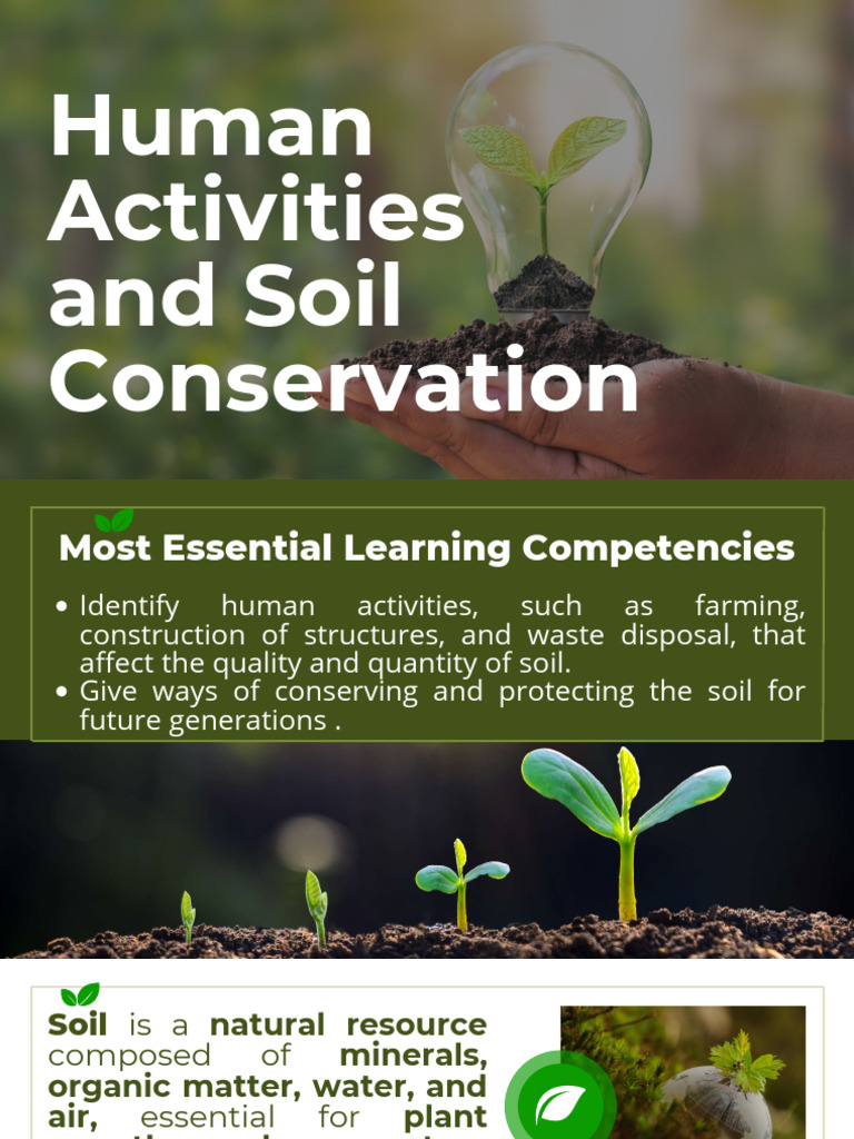 Human Impact on Soil Conservation | PDF | Soil | Agriculture