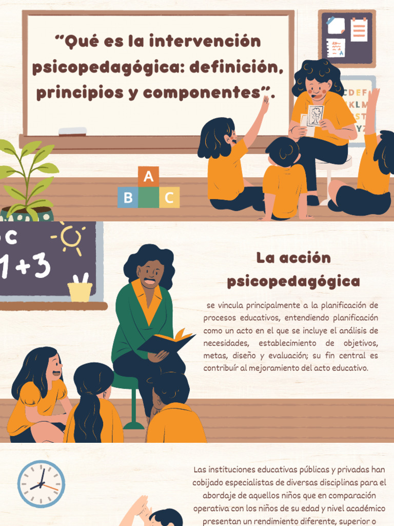 Definición de intervención psicopedagógica | PDF | Sicología | Ciencias ...