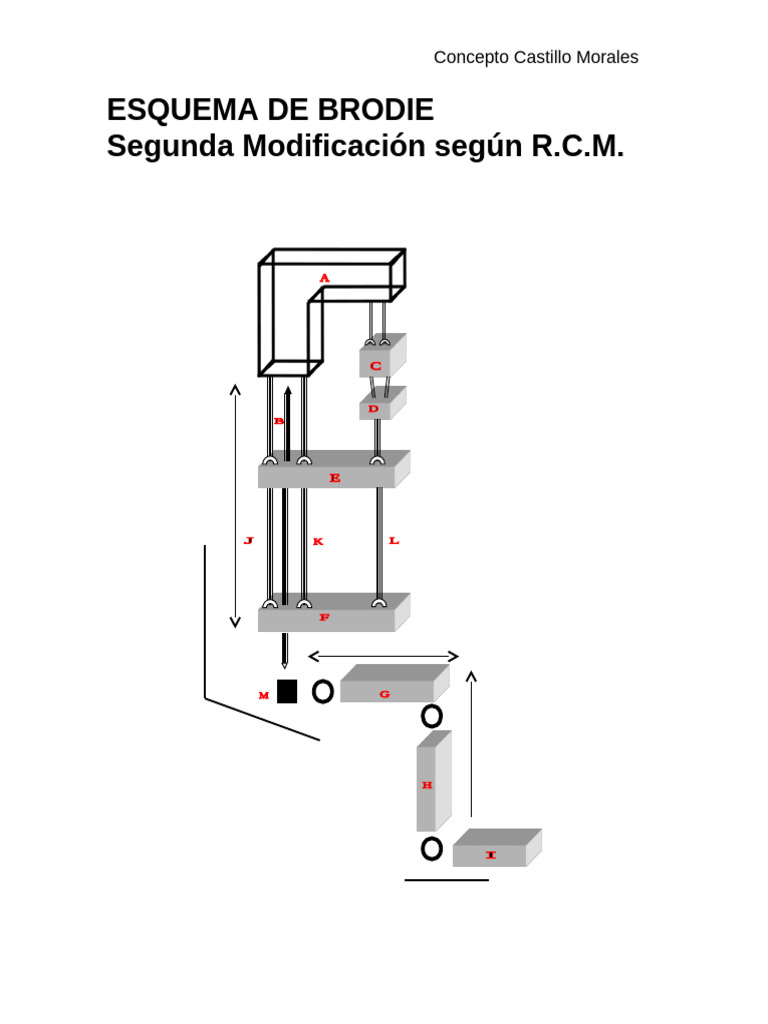 ESquema de Brodie. Segunda Modificación Según RCM | PDF