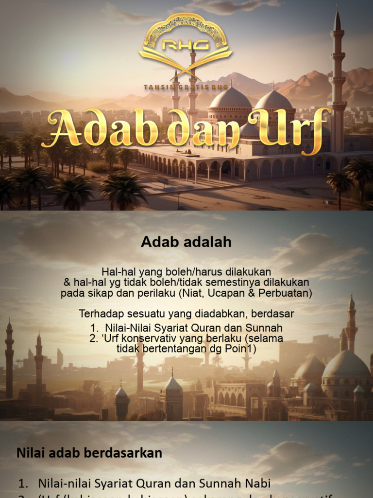 Adab Adab | PDF