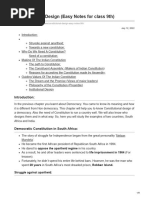 Civics Chapter - 1 Class 9 Notes | PDF | Democracy | Political Ideologies