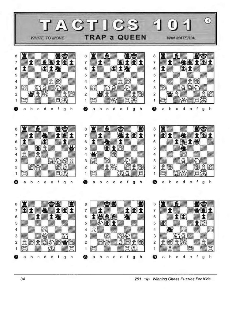 Tactics 04-Trap A Queen | PDF