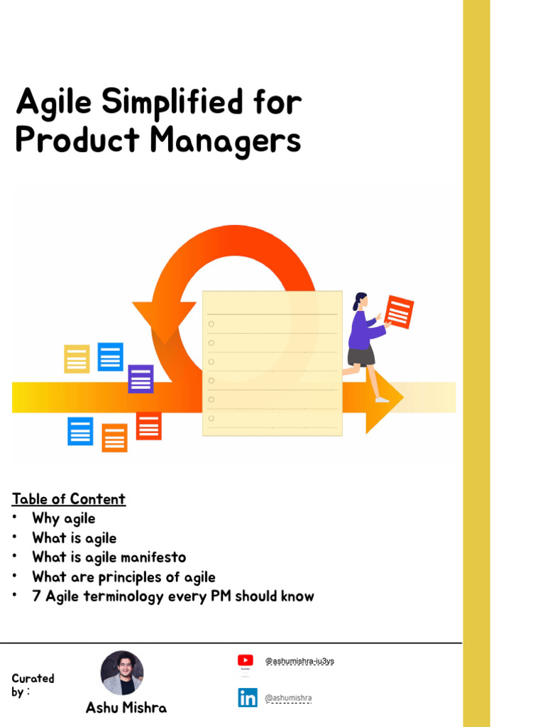 Agile For Product Manager | PDF | Scrum (Software Development) | Agile ...