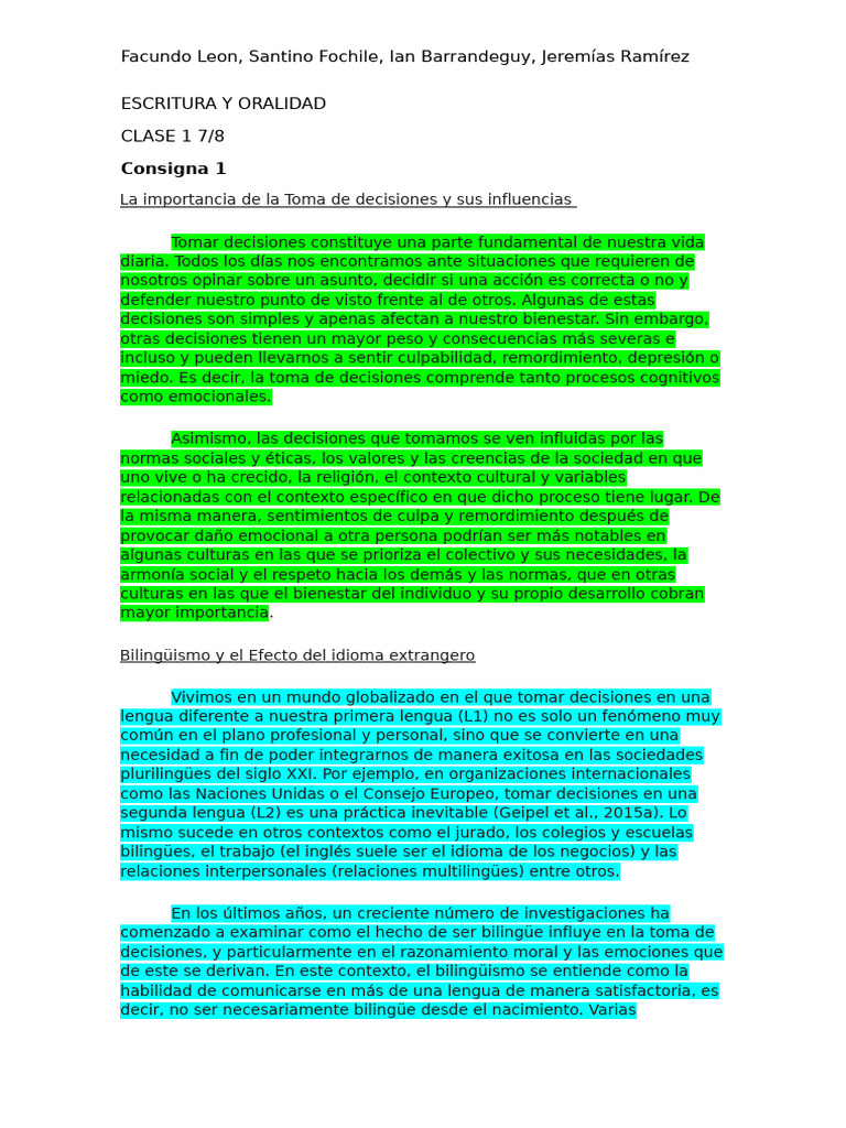 Sdasda | PDF | Multilingüismo | Las emociones