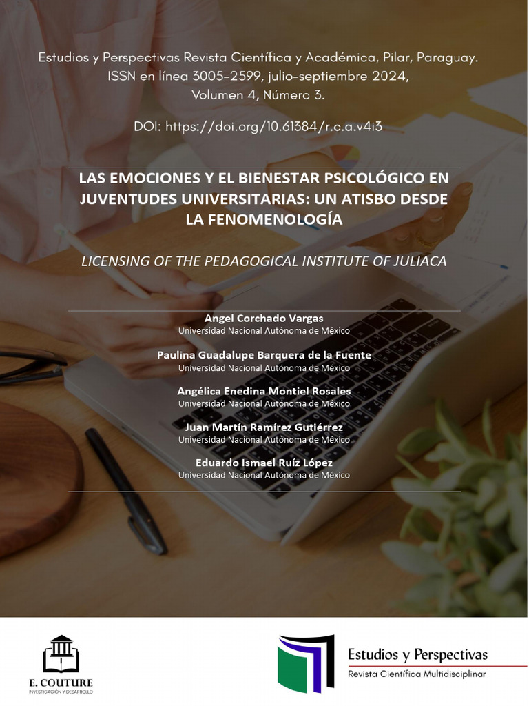 Las Emociones y El Bienestar Psicológico en Juventudes Universitarias | PDF | Las emociones ...