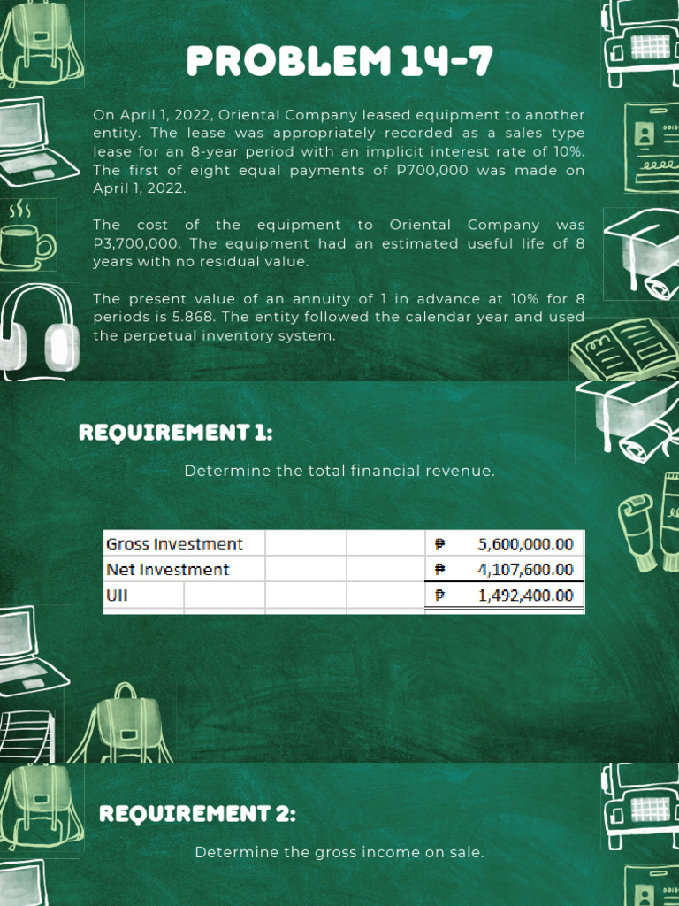 Problem 14-7 - Salazar, Salcedo | PDF
