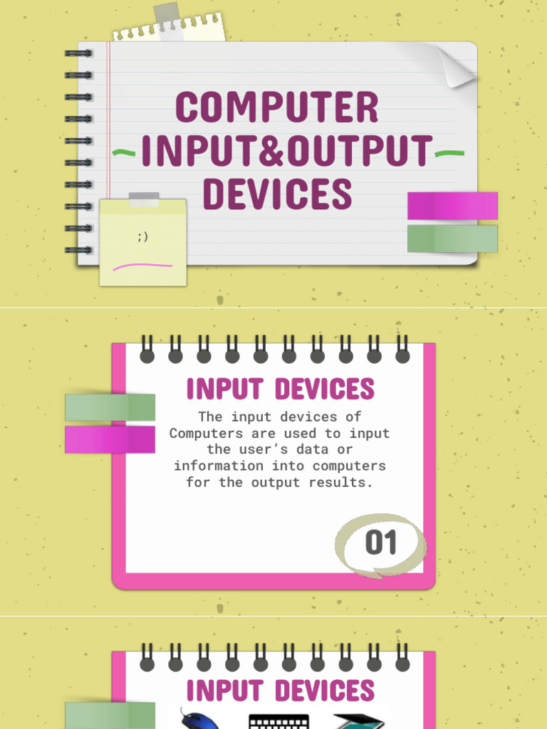 Week2-InputandOutput Devices | PDF | Computer Keyboard | Printer (Computing)