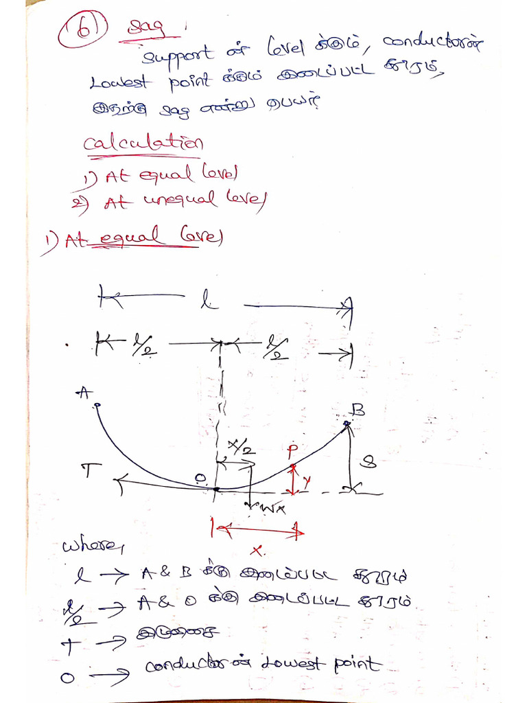 Sag Calculation | PDF
