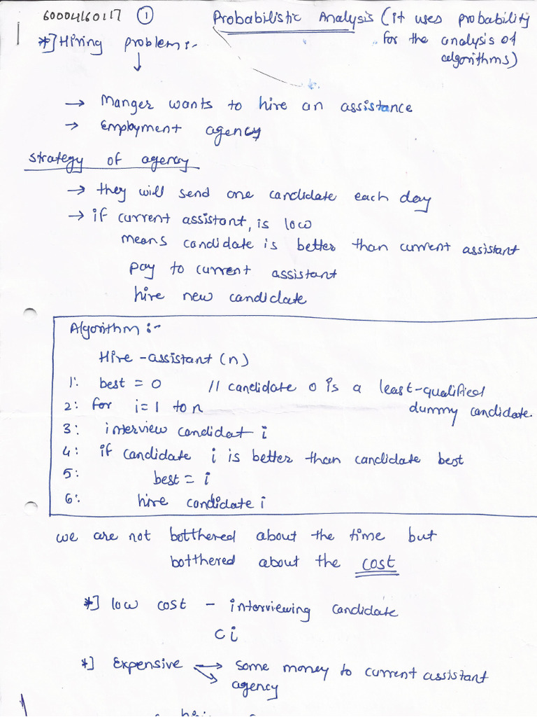 Probabilistic Analysis | PDF